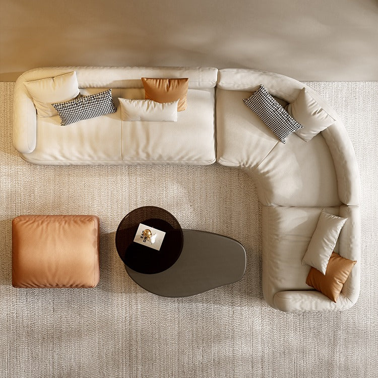 Minimalist l shape sofa store