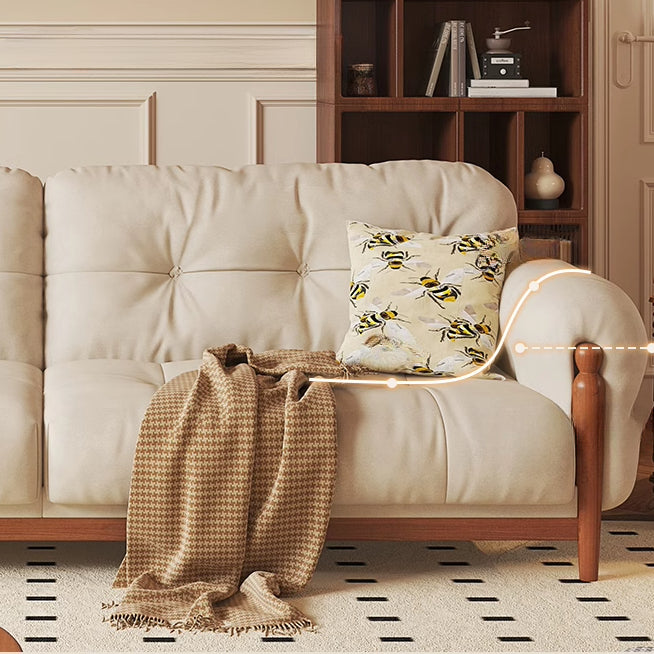 Vintage wooden couch store